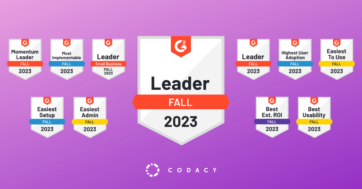 Codacy Named Leader in G2 Fall 2023 Report